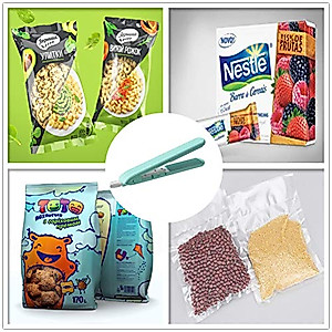 Pinshion Heat Sealer Handheld, Portable Mini Sealing Machine for Bag Food Storage, Mini Food Bag Heat Sealer Handheld with Double Safe Button