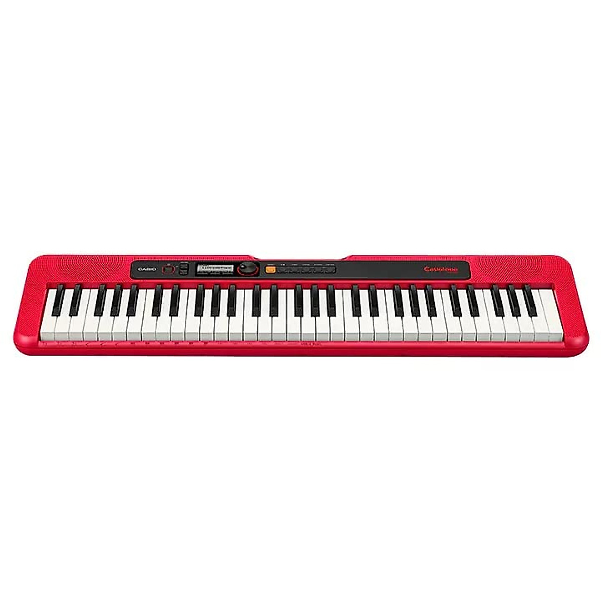 Casio Casiotone CT-S200 61-Key Portable Digital Keyboard - Red Bundle with Adjustable Stand, Bench, Headphone, Sustain Pedal, Instructional Book, Austin Bazaar Instructional DVD, and Polishing Cloth