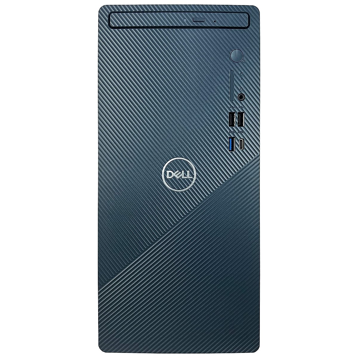 Dell Inspiron 3910 Desktop Computer - 12th Gen Intel Core i5-12400 6-Core up to 4.40 GHz Processor, 8GB RAM, 256GB NVMe SSD + 8TB HDD, Intel UHD Graphics 730, DVD Burner, Windows 11 Home, Mist Blue