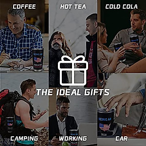 SUPERSUN Birthday Gifts for Men Tumbler, Dad Gifts from Daughter Son. Fathers Day, Patriotic Gift for Uncle, Grandpa, Papa, Husband, Him, Man 30th 40th 50th 60th. Cool Boyfriend Gifts Ideas.