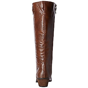 Dr. Scholl's Shoes womens Brilliance Riding Boot, Whiskey, 8.5 US