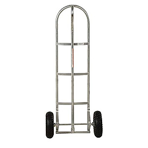 Vestil - SPHT-500S Steel Hand Truck with P Handle, Pneumatic Wheels, 500 lbs Load Capacity, 52" Height, 21" Width X 18" Depth