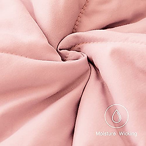 EXQ Home Toddler Comforter Baby Quilt Blanket Soft Lightweight,39X47 Inches Polyester Toddler Nursing Blanket for Infant and Newborn, Ultra Soft for Crib Bed,Stroller,Travel,Outdoor(Pink)