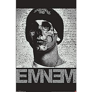 Trends International Eminem - Skull Wall Poster, 22.375" x 34", Premium Unframed Version