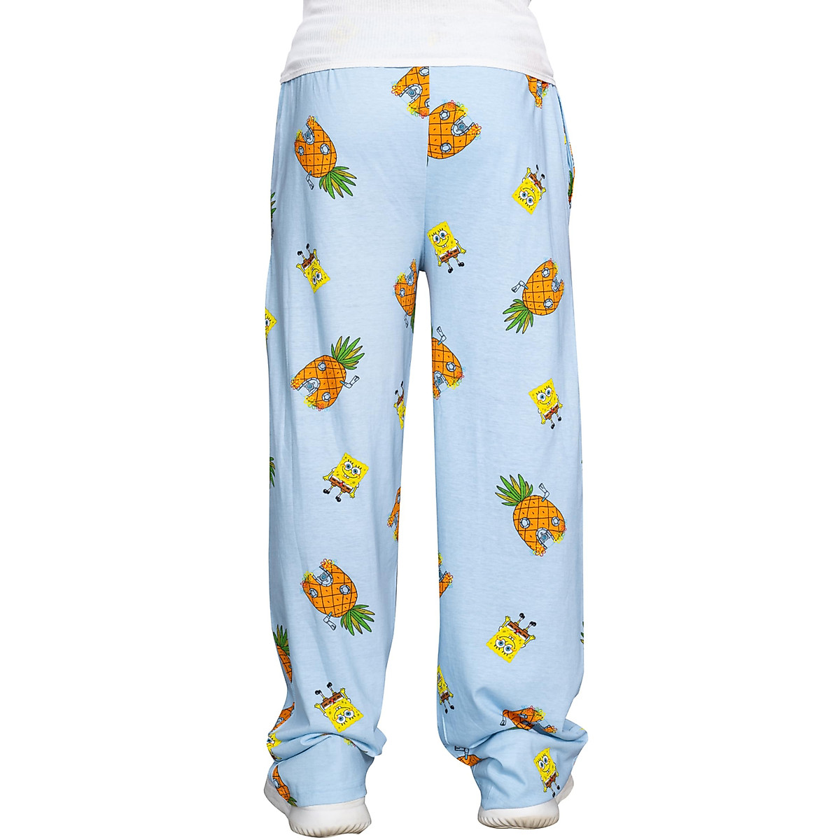 Mad Engine Spongebob Squarepants Pineapple House Lounge Pants - X-Large - Cartoon Pajama Pants - Christmas Pajama Pants - Funny PJ Pants