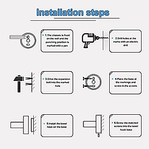 Lckaien Bath Towel Hooks , 2 Pack Stainless Steel Robe Coat and Clothes Hook, Heavy Duty Wall Hook for Bathroom & Kitchen, Modern Square Style Wall Mounted (Matte Black)