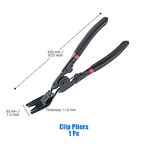 Glarks Universal Auto Door Car Upholstery Trim Clip Removal Plier Tool Door Panel Trim Clip Removal Tool Plier for Car Door Panel