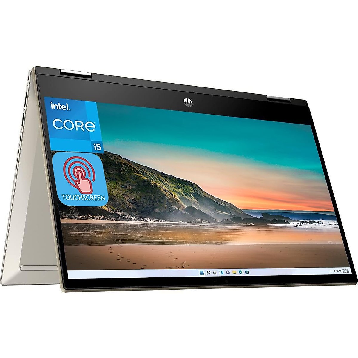 HP 2023 Newest Pavilion x360 2-in-1 Laptop, 14" FHD Touchscreen, Intel Core i5 1135G7 up to 4.2GHz, 16GB RAM, 1TB SSD, Intel Iris Xe Graphics, Wi-Fi, Bluetooth, Windows 11 Home