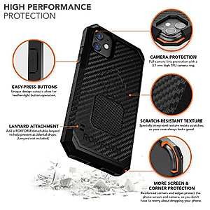 Rokform - iPhone 11 Case, Rugged Series, Magnetic Protective Apple Gear, iPhone Cover with RokLock Twist Lock, Shock Proof, Drop Tested Armor (Black)