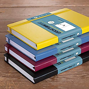 Leuchtturm1917 - Square Hardcover Sketchbook (Black) - 112 Pages of 150g/m² Paper