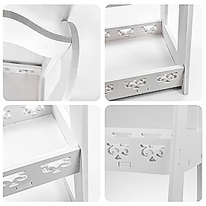 Bathroom Shelf Organizer,2 Tier Bathroom Countertop Organizer,Counter Organizer,Makeup and Cosmetic Counter Standing Rack Cosmetic Holder,Kitchen Standing Spice Rack FLUKIN