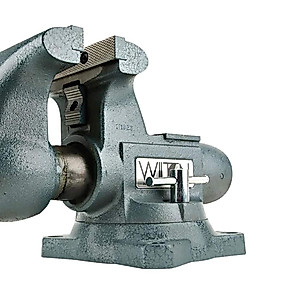 Wilton Tradesman Bench Vise, 6-1/2" Jaw Width, 6-1/2" Max Jaw Opening (Model 1765)