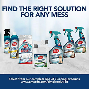 Simple Solution Abzorbitall Pet Mess Absorbent Towels | Multi-Surface Urine & Dog Poop Cleaning Sheets | 12 x 17 | 30 Towels