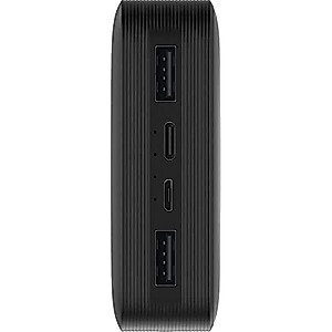 Xiaomi Mi 20000mAh Redmi Power Bank 74Wh 3.6A w/ 2 USB-A Port Rapid Charge Two Devices at Once, Dual Micro-USB/USB-C Input Port, Portable Charger for iPhone iPad Galaxy Smartphones