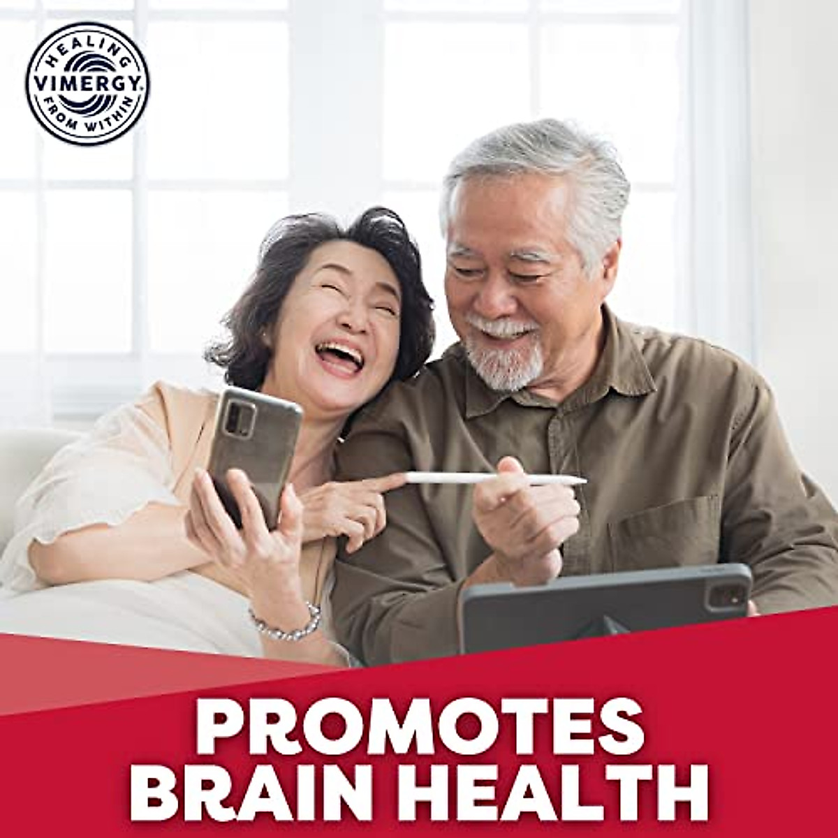 Vimergy Adapto B Complex, 120 Servings – High Potency with 8 B Vitamins, Rhodiola & Hawthorn Berry – Supports Mental Energy, Cognition, Mood - Non-GMO, Kosher, Vegan, Paleo, No Gluten, No Soy