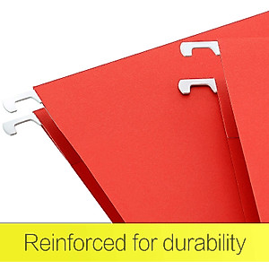 HERKKA Extra Capacity Hanging File Folders, 30 Reinforced Hang Folders, Heavy Duty 2 Inch Expansion, Designed for Bulky Files, Medical Charts, Assorted Colors, Letter Size, 30 Pack