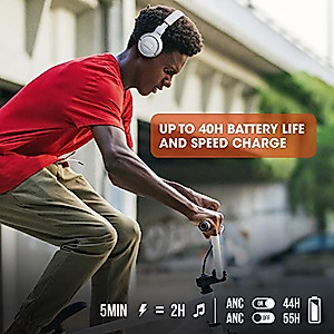 JBL Tune 510BT: Wireless On-Ear Headphones with Purebass Sound - Black