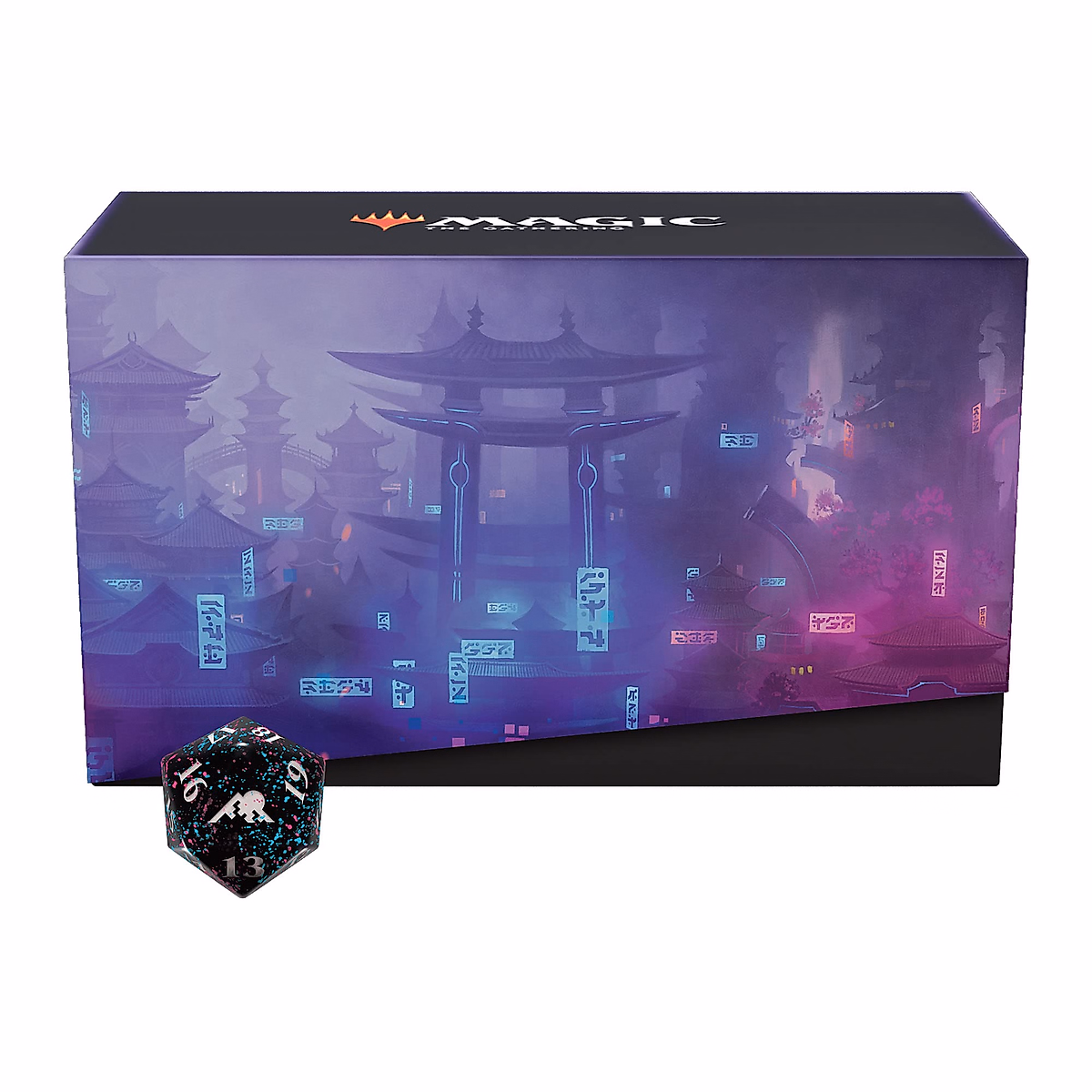 Magic: The Gathering Kamigawa: Neon Dynasty Bundle | 8 Set Boosters + Accessories