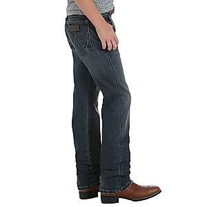Wrangler Boys’ Retro Slim Fit Straight Leg Jean, Jerome, 14 Slim