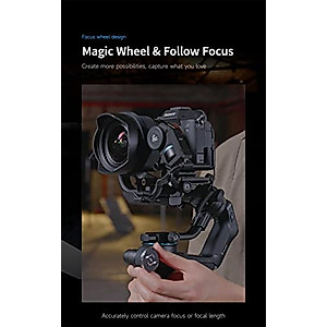 FeiyuTech SCORP-C Camera Stabilizer Gimbal for DSLR and Mirrorless Camera, Camera Handheld Gimbal 3-Axis, 5.5lbs Payload, for Sony α7Ⅳ A6300/A6400 A7S3 a9/a7 for Canon 5D3/80D for Nikon D7500/Z5/Z6 II