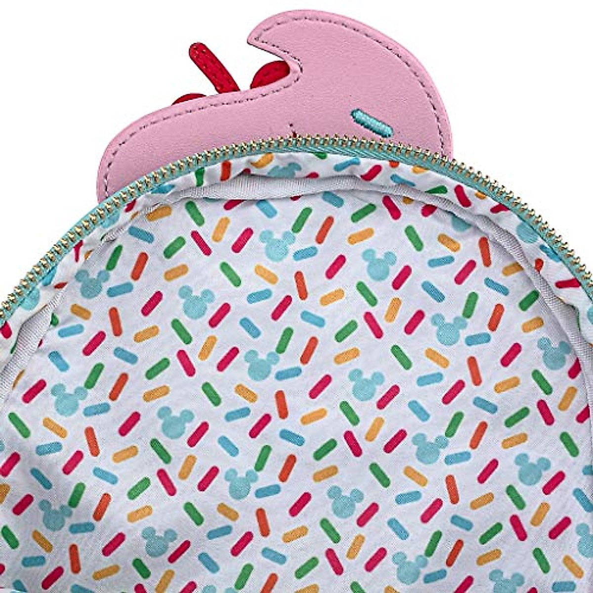 Loungefly Disney Mickey and Minnie Mouse Sweets Ice Cream Womens Double Strap Shoulder Bag Purse
