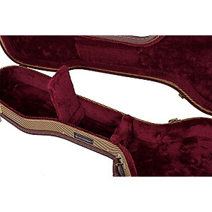 Crossrock Electric Guitar Case fits Telecaster and Stratocaster Style Guitars-Vinyl Tweed(CRW600STTW)