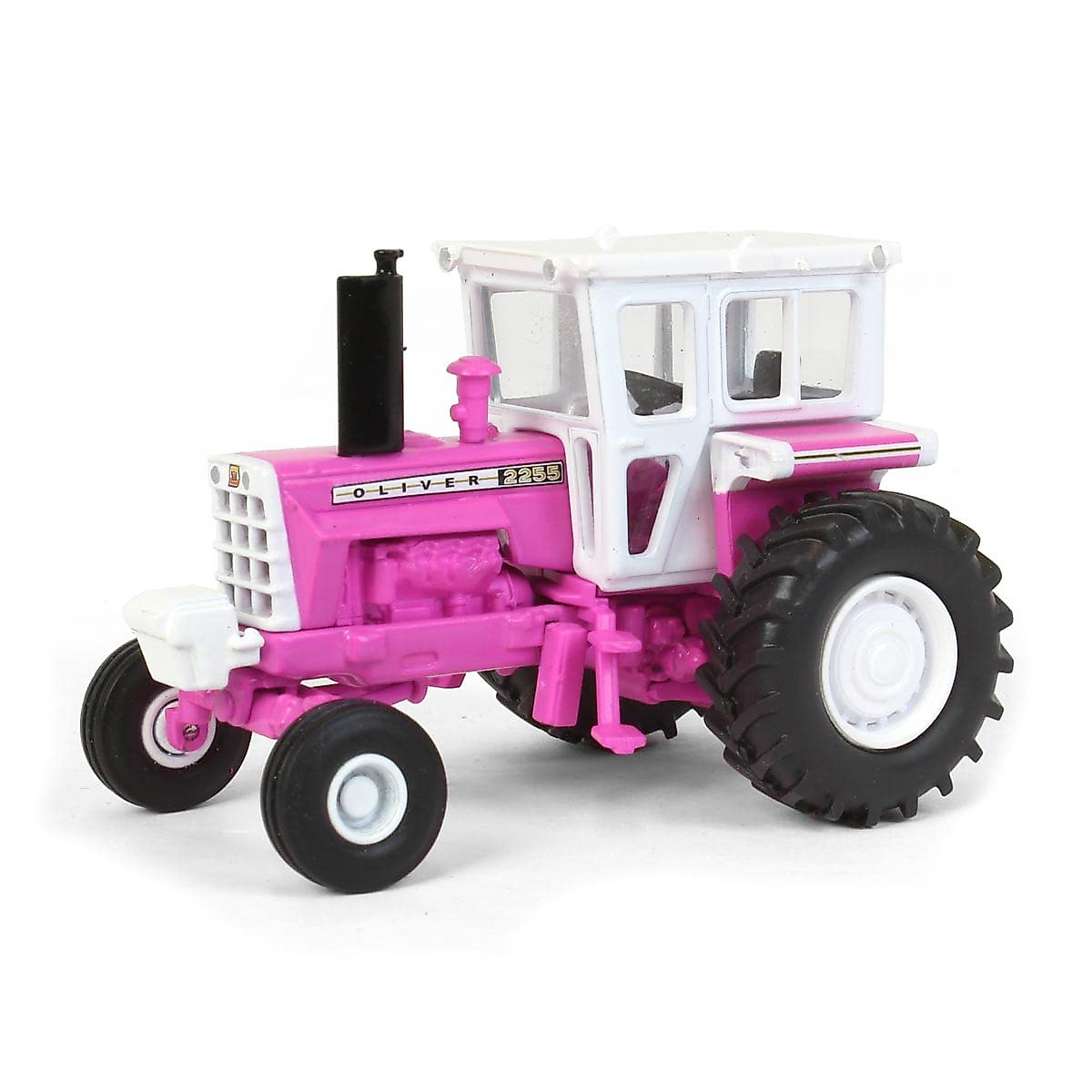 Spec Cast 1/64 Pink Oliver 2255 Wide Front Tractor with Cab SCT790