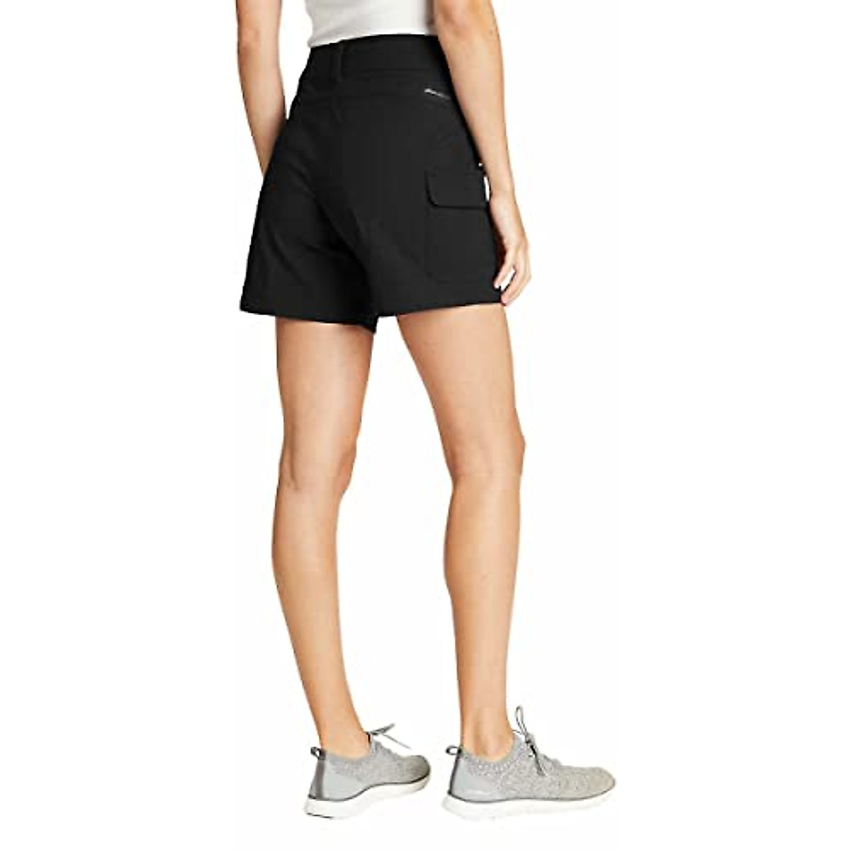 Eddie Bauer Womens Summer Trail Short Color Black (as1, Numeric, Numeric_4, Regular, Regular)
