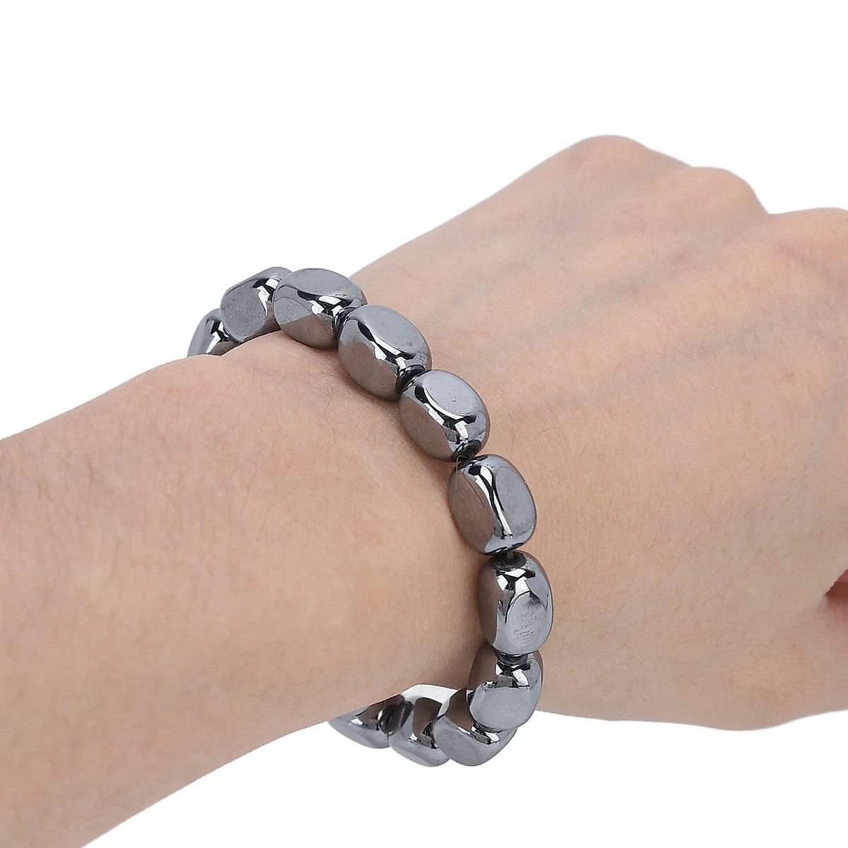 Terahertz Bracelet Loose Elastic Beads Terahertz Bracelet Bracelet Gift Stone for Women Men