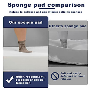 TurKas Personalized Bench Cushion, Custom Window Seat Cushion, Chair Pad for Outdoor Indoor Furniture, Optional Fabric Waterproof Leather Linen Fabric Piping