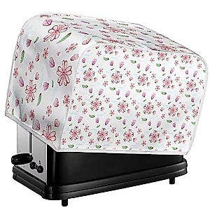 Yiekeluo Farm Chicken 4 Slice Toaster Cover Appliance Cover Bread Maker Cover Oven Dustproof Cover-Stain Resistant-Washable