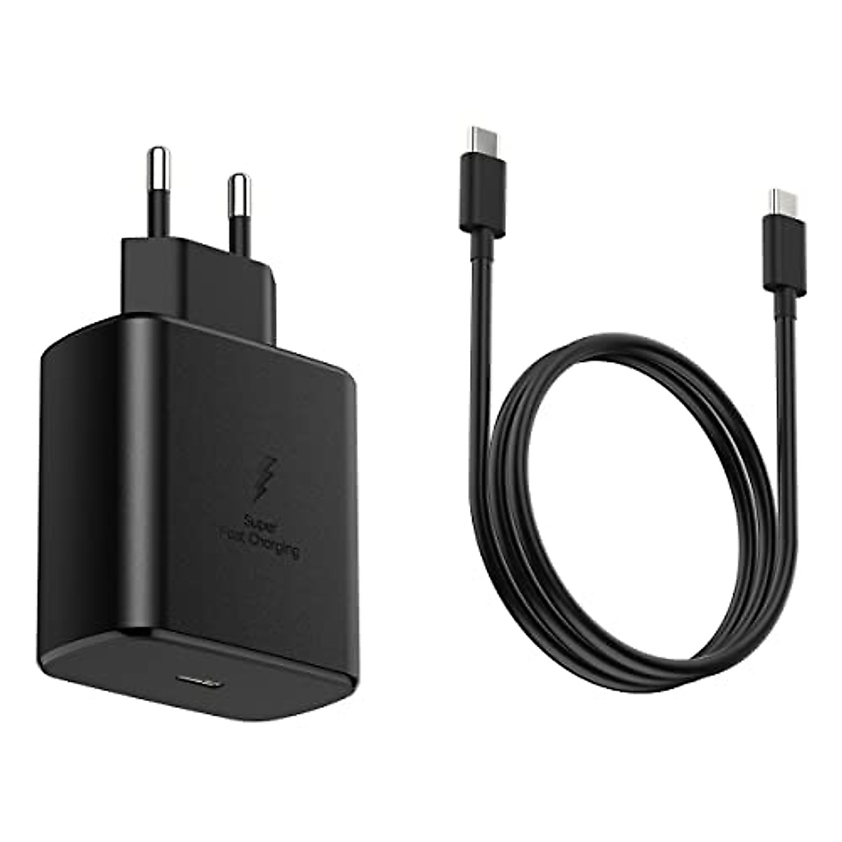 45W Europe Super Fast Charger European Travel Plug Adapter for Samsung Galaxy S23 S22 S21 Ultra Plus iPhone MacBook Air EU International Power Adaptor USB C Wall Charger PD PPS Italy France Spain Euro