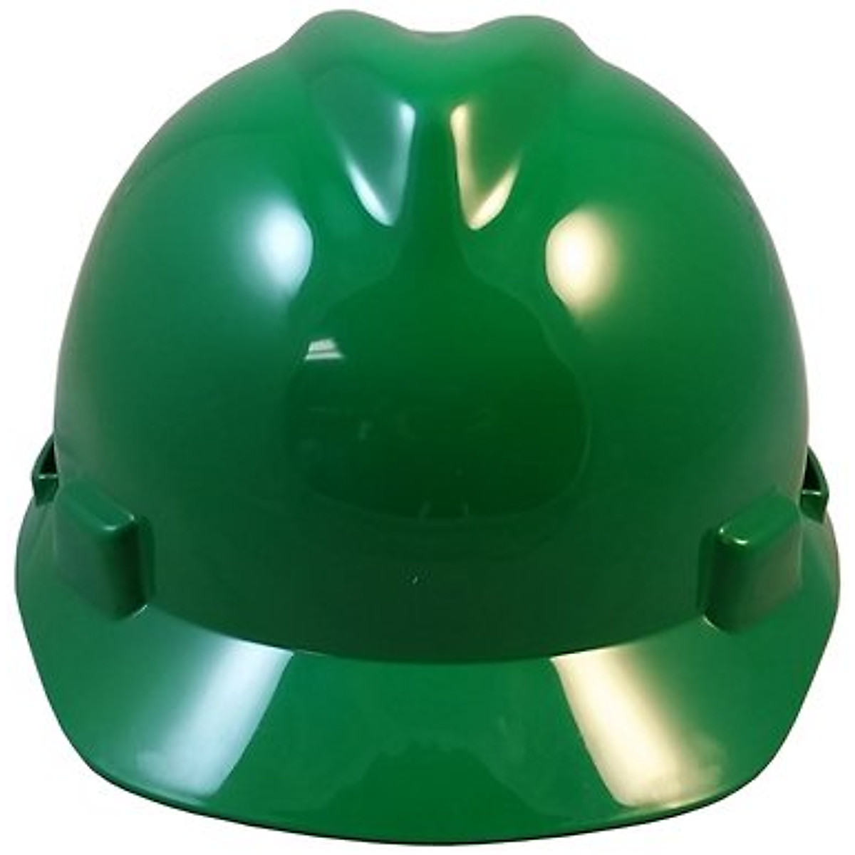 MSA V Cap Style Hard Hats with Lightweight Staz-On Suspension with Tote Bag - Green