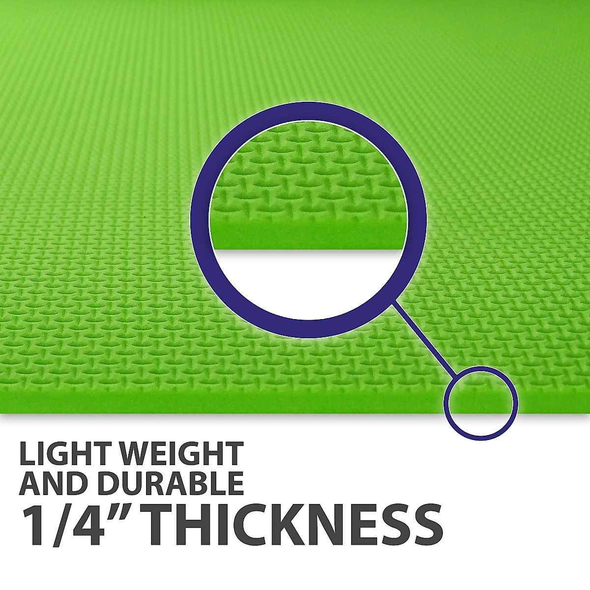 GigaTent Ultralight Foam Outdoor Camping Yoga Mat for Travelling, Camping, and Hiking Green