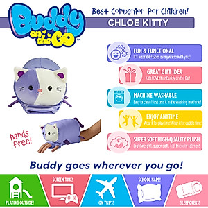 Buddy on The Go - from The Makers of Pillow Pets - Chloe Kitty - Stuffed Animal Plush