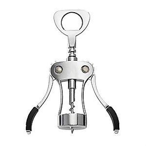 Amazon Basics Stainless Steel Wing Corkscrew Wine Opener
