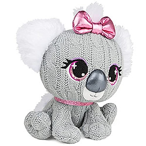 GUND P.Lushes Designer Fashion Pets Victoria Melbie Premium Koala Stuffed Animal, Gray and Pink, 6”