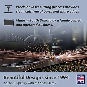 Innovative Fabricators, Inc. Fishing Angler Picture Frame, Fly Fishing, 5x7 Landscape, MADE IN USA