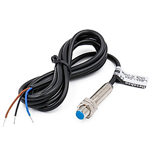 Heschen M8 Inductive Proximity Sensor Switch Shield Type LJ8A3-1-Z/AX Detector 1mm 10-30VDC 200mA NPN Normally Closed(NC) 3 Wire