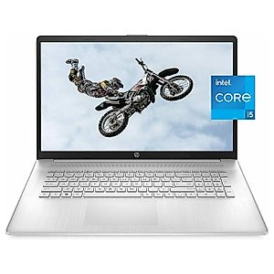 HP 17.3 inch Home and Business Laptop | Intel Core i5-1135G7 | 1920x1080 IPS Display (Full-HD) | Backlit Keyboard | 8GB Memory 512GB SSD Storage | Win10 Pro | Natural Silver