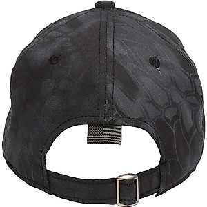 We The People are Pissed Off Embroidered Structured Adjustable One Size Fits All US Flag on Bill Hat (Kryptek Silver)