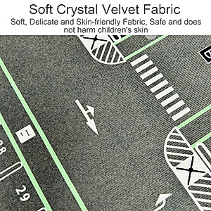 Car Play Rugs, Parking Lot Floor Mat Reading Area Toy Area Game Carpet Car City Traffic Hopscotch Crawling Mat Non-Slip Playroom Room Bedroom Carpet(A,80 * 120cm/31 * 47in)