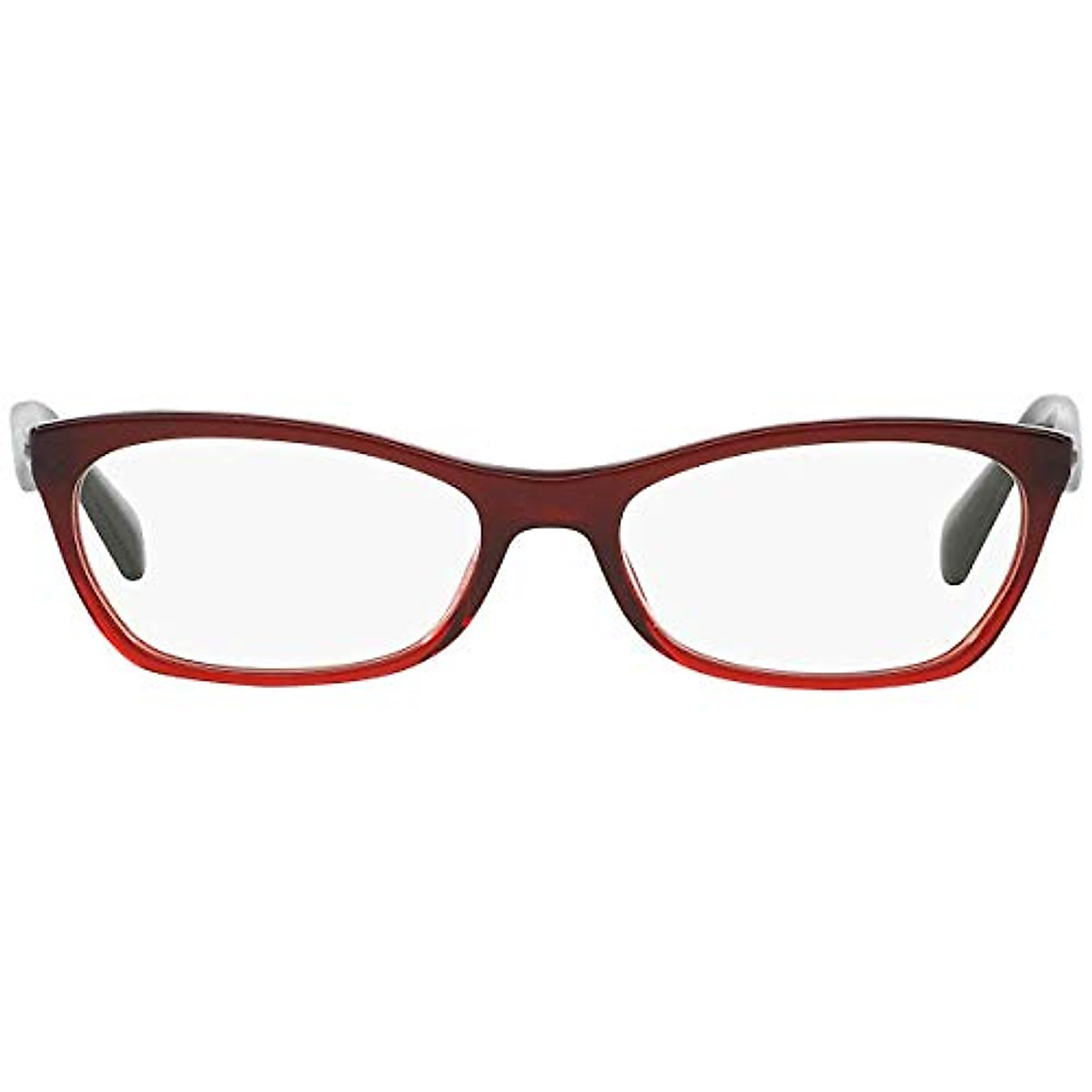 Prada PR 15PV Women's Eyeglasses Bordaux Gradient Red 53