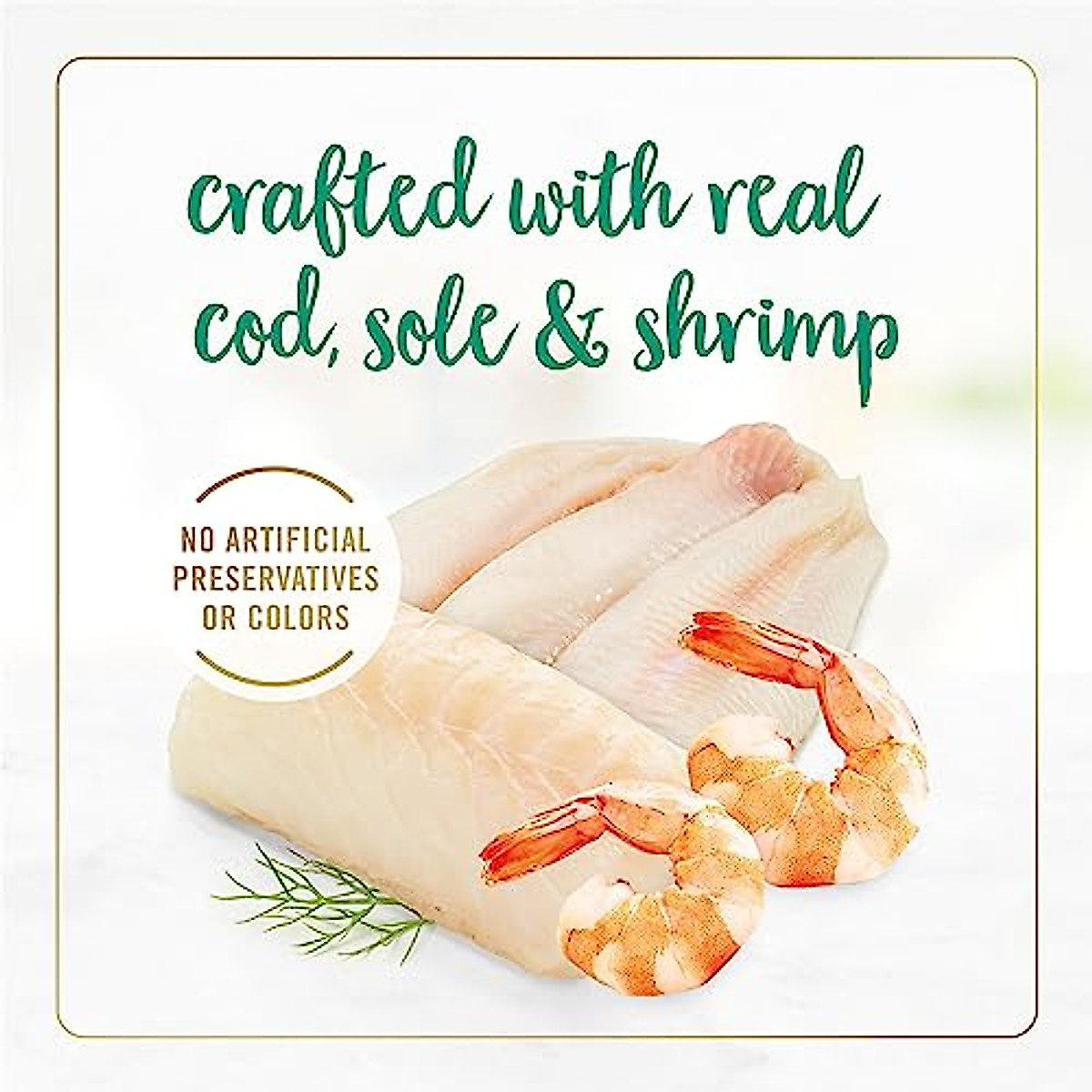 Purina Fancy Feast Cod, Sole and Shrimp Feast Classic Grain Free Wet Cat Food Pate - (Pack of 24) 3 oz. Cans