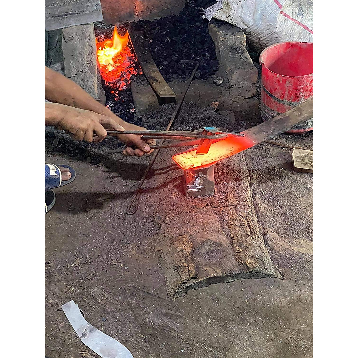 Gurkha Kukri Knife Overall 19 IN Sirupate Khukuri The Historic Alive Kukri Full Tang 14 Fixed Blade, Leather Sheath & 2 Small Knives - Handmade In Nepal