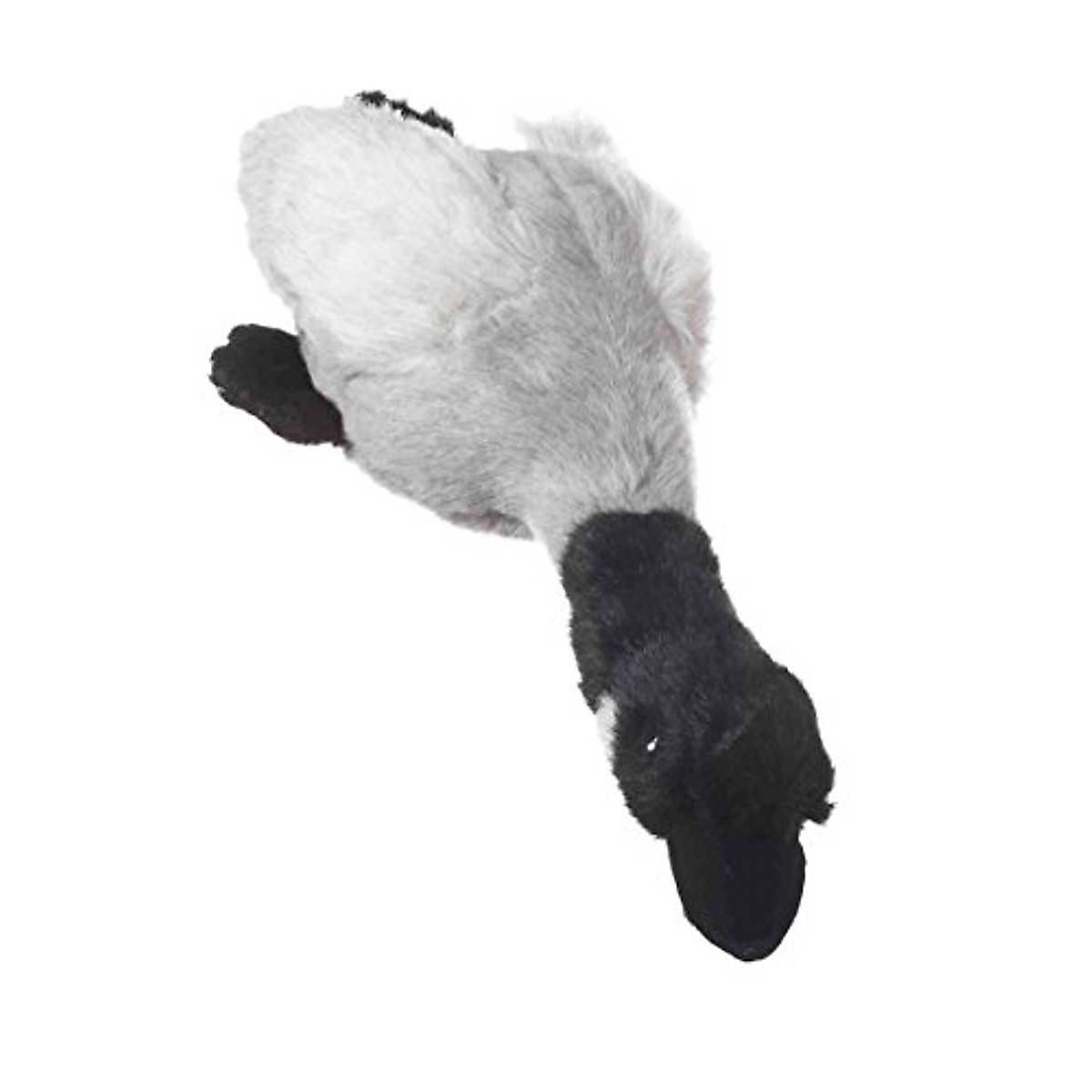 Multipet Canada Goose Migrator Bird Plush Dog Toy, Gray, 16" (37762), All Breed Sizes