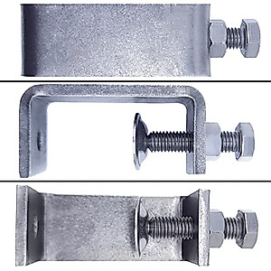 OBPSFY 4 Pcs C Clamp Tiger | 304 Stainless Steel C-Clamp Heavy Duty Woodworking Clamp Set | 65MM/2.6Inch Tiger Clamp Clip with Wide Jaw Openings for Welding/Carpenter/Building/Household