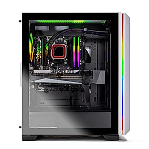 Skytech Gaming Skytech Chronos Gaming PC Desktop – AMD Ryzen 7 7700X 4.5 GHz, RTX 3070 Ti, 1TB NVME SSD, 32G DDR5 RGB, 750W Gold PSU, 360mm AIO, AC Wi-Fi, Windows 11 Home 64-bit
