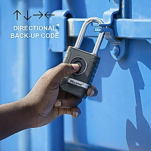 Master Lock Padlock, Outdoor Personal Use Bluetooth Lock, 2-7/32 in. Wide, 4401DLH