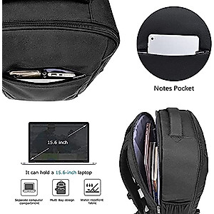 CADeN Camera Backpack, Waterproof Drone and Camera Bag for Canon Nikon Sony DSLR SLR Mirrorless, DJI Mavic, Air 2S, FPV Drone Backpack with 15.6'' Laptop Compartment & Tripod Holder